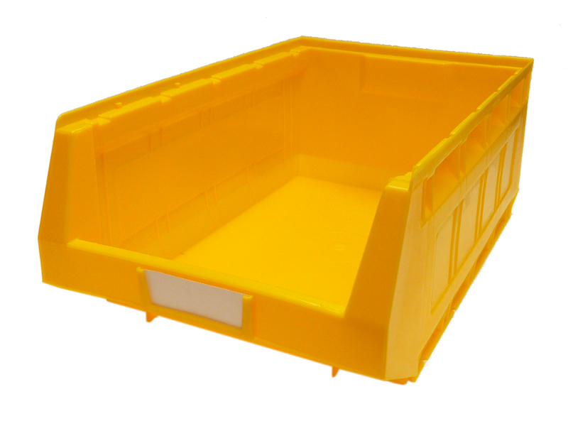 6 Plastic Parts Bins In Yellow from The Bott Shop - 13020413