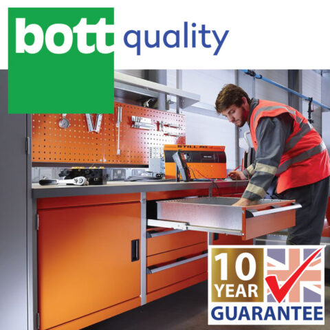 Bott Storage Workbench with Drawers from The Bott Shop - 41004114.11V